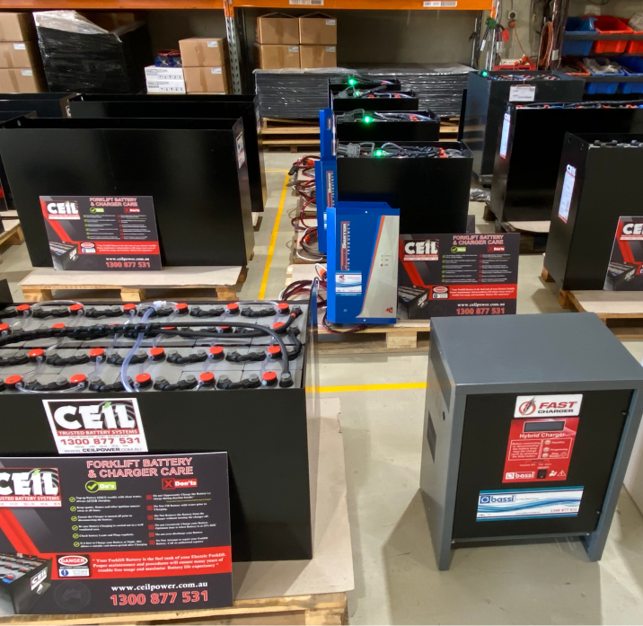 Forklift Battery Servicing